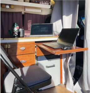 11 Ingenious Camper Van Office Ideas for Work on the Road