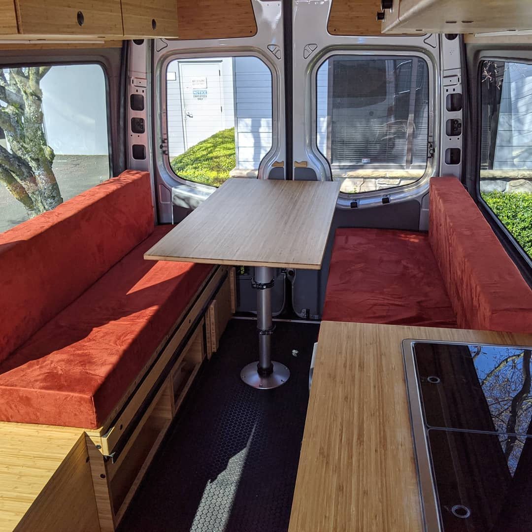 12 Smart and Stylish Campervan Table Ideas for Van Life - The Wayward Home