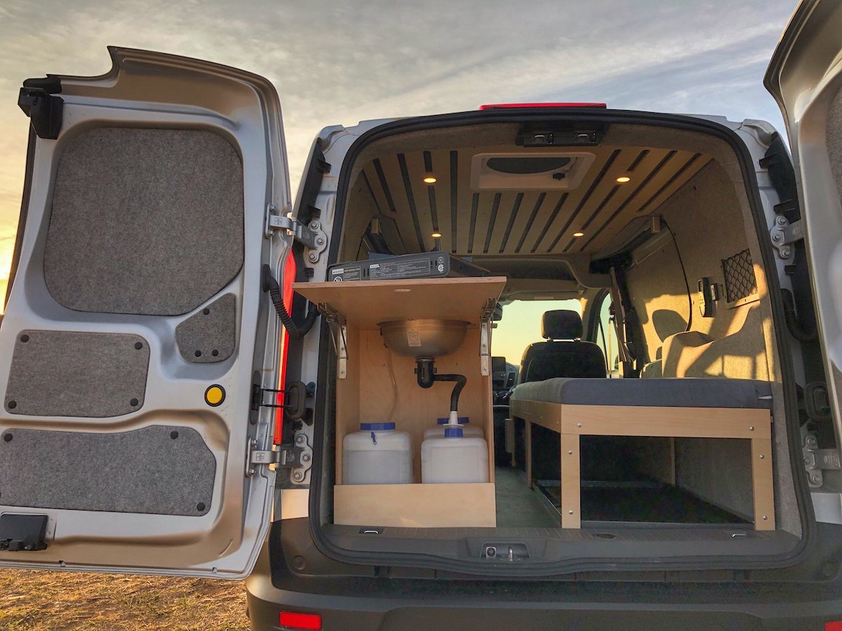14 Ford Transit Connect Camper Conversion Ideas for Van Life