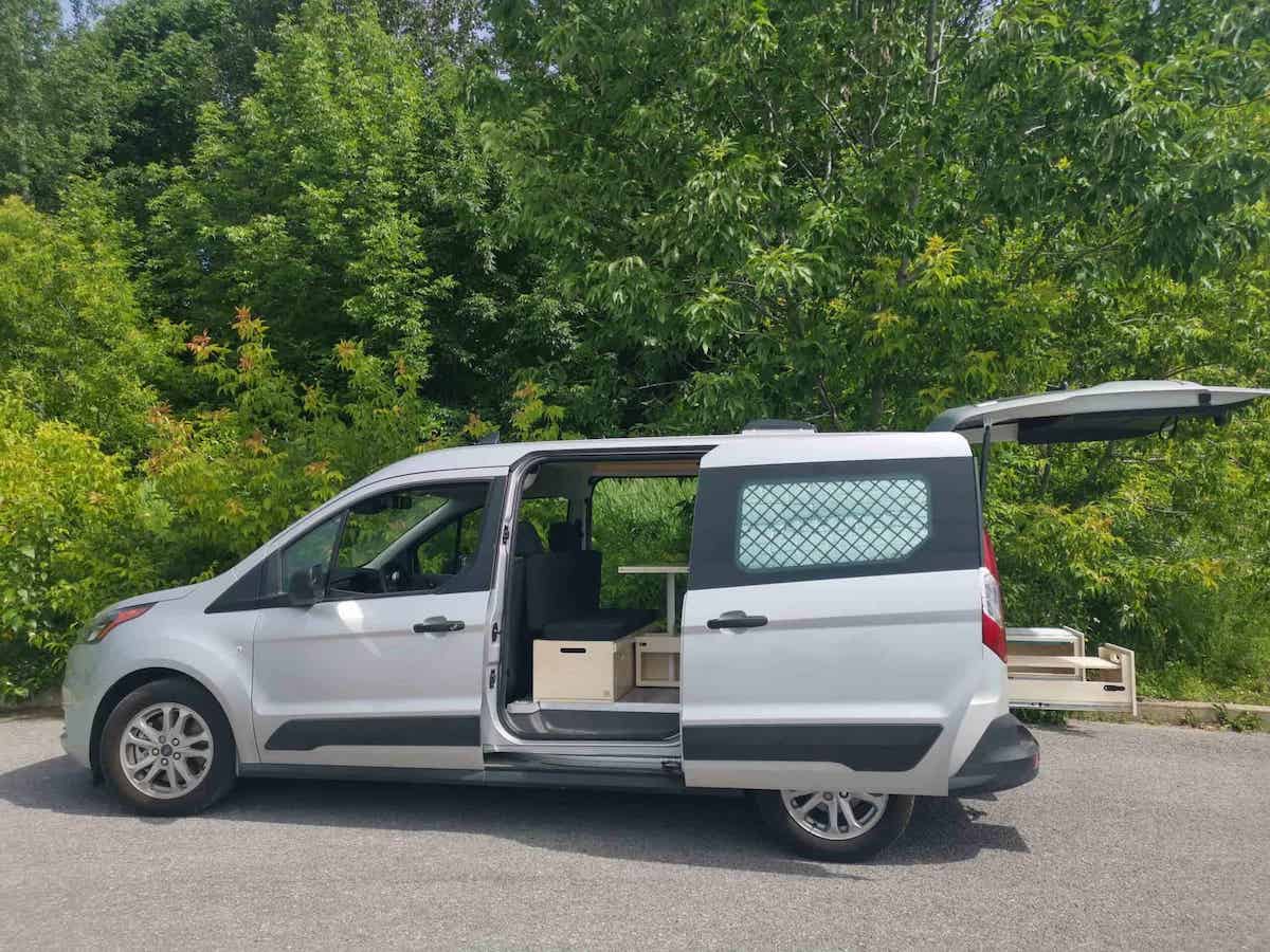 14 Ford Transit Connect Camper Conversion Ideas for Van Life