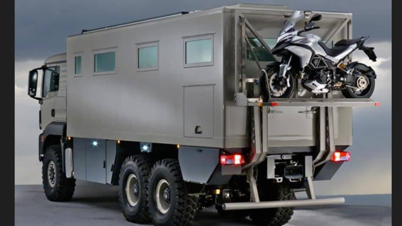 7 Outlandish Luxury RVs with Car Storage - The Wayward Home