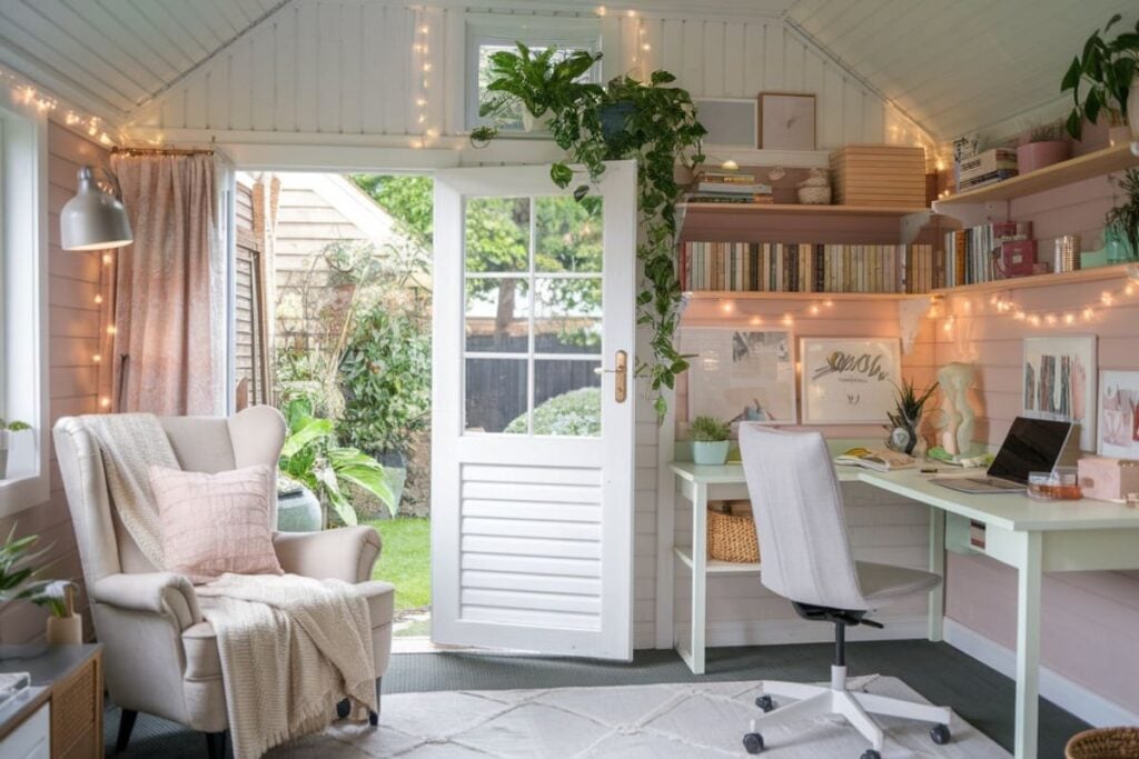 14 Cozy She Shed Interior Ideas for Your Perfect Retreat - The Wayward Home